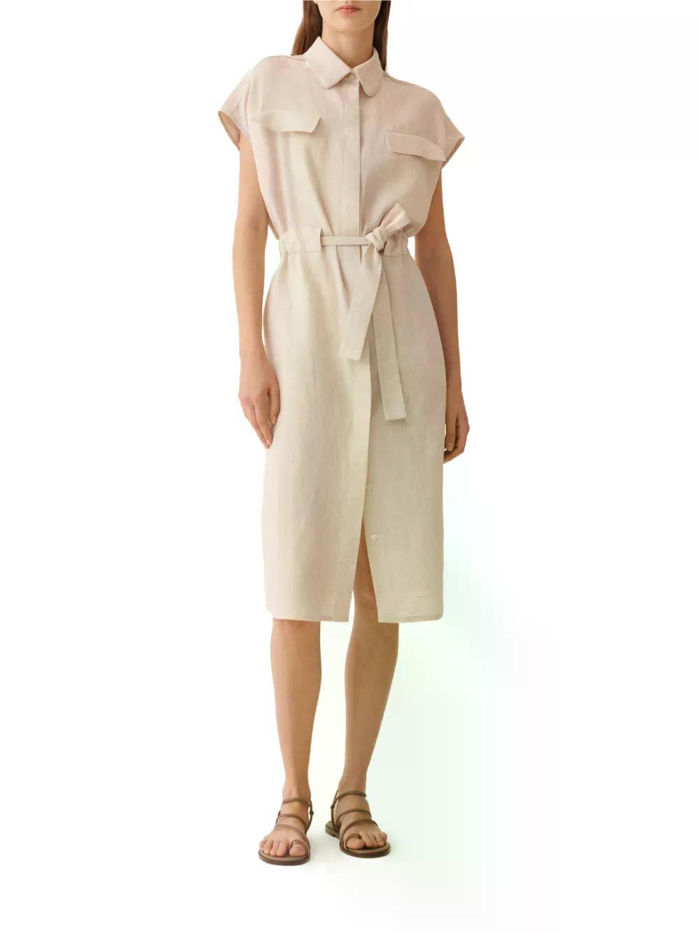 FABIANA FILIPPI Patch Pocket Belted Dress