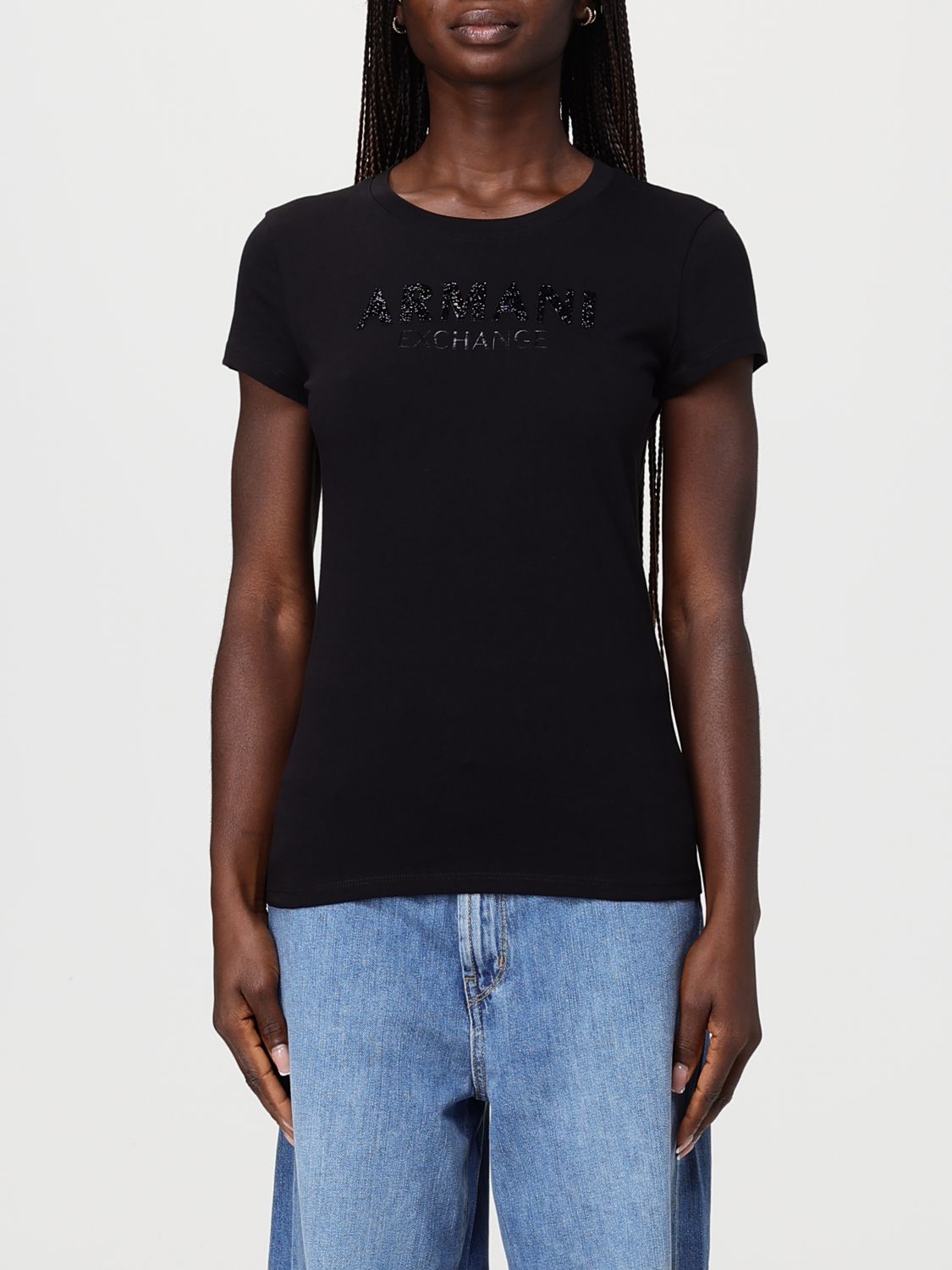 ARMANI EXCHANGE Armani Exchange T-Shirt with Embellished Logo