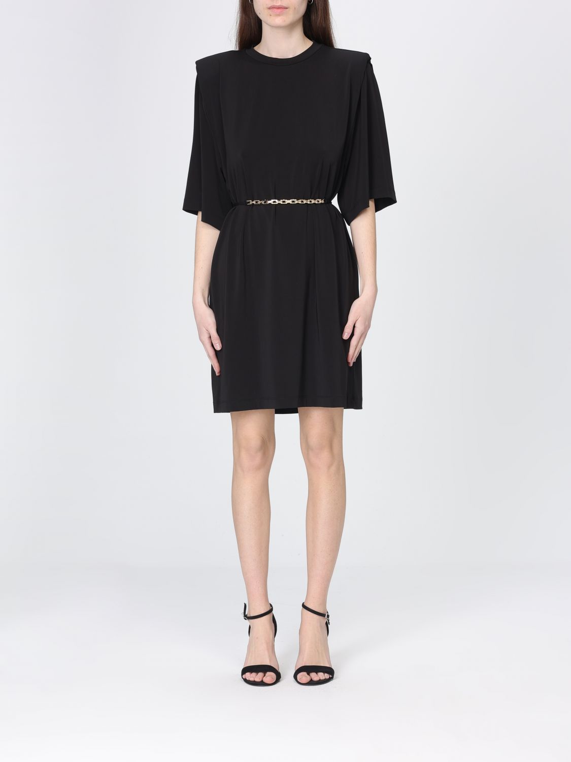 PINKO Pinko Crêpe Mini Dress with Belt