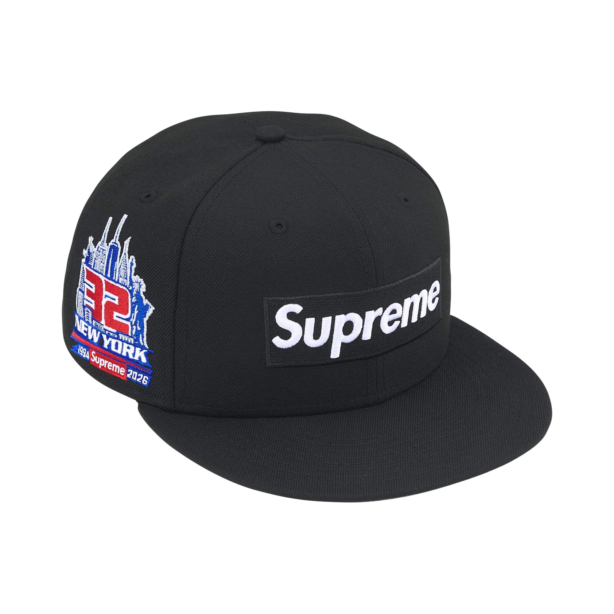 Supreme Velour Box Logo New Era Cap - Red | Editorialist