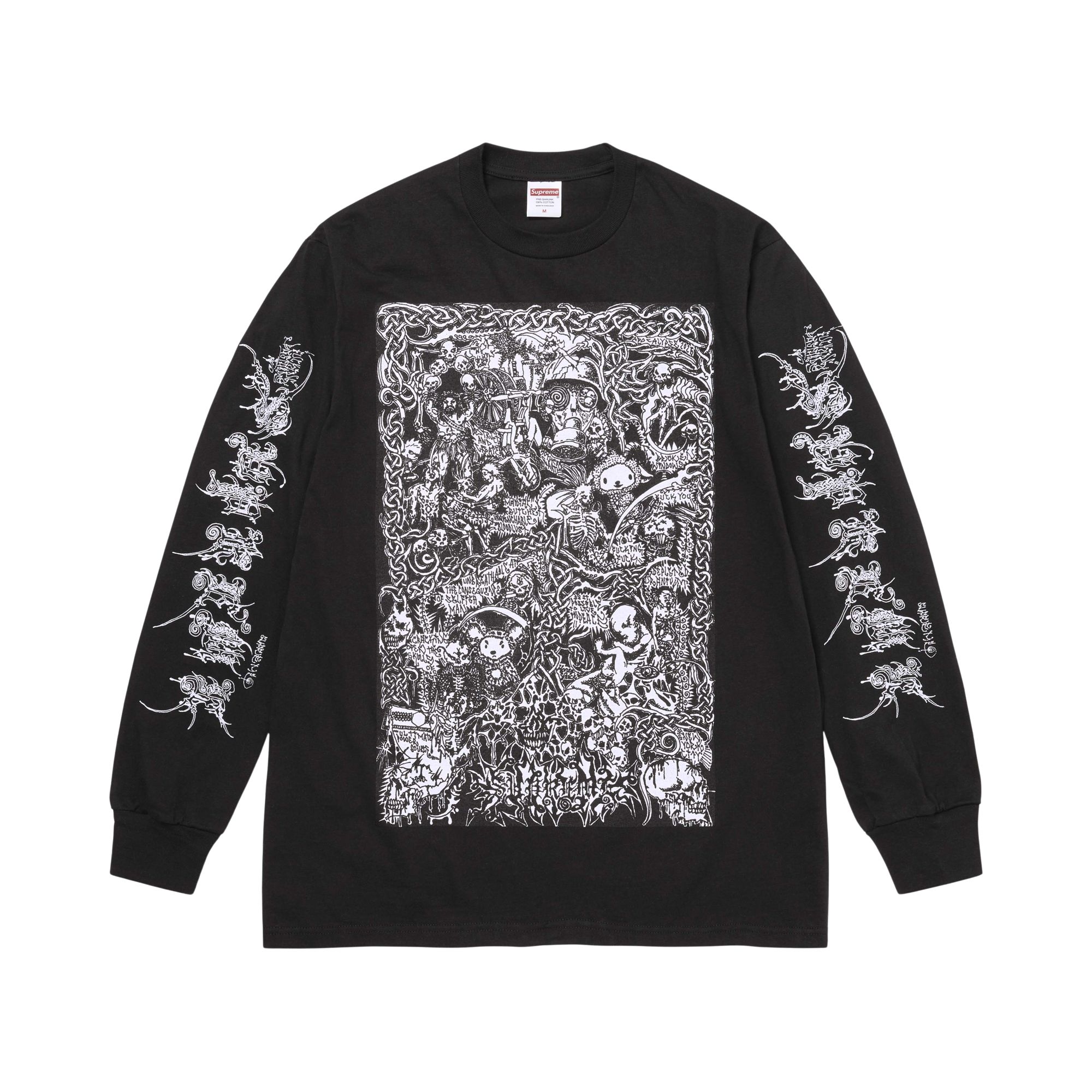 Supreme Long-Sleeve Tee - Red | Editorialist