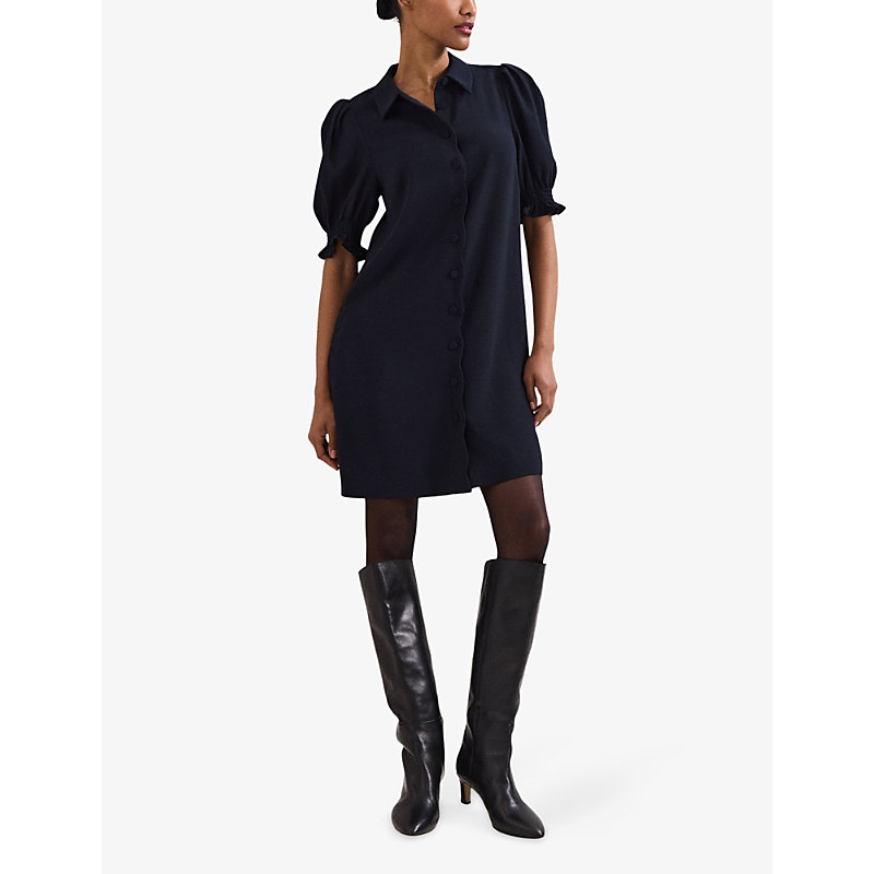PHASE EIGHT PHASE EIGHT Scallop-Trim Mini Dress