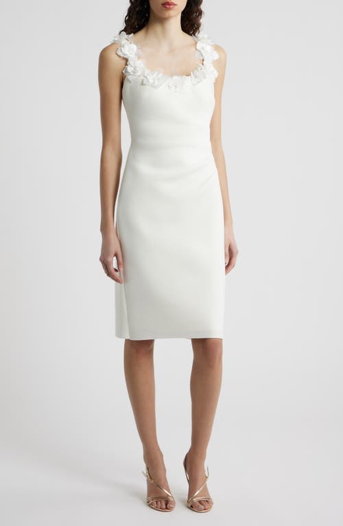 ELIZA J Floral Ruched Cocktail Dress