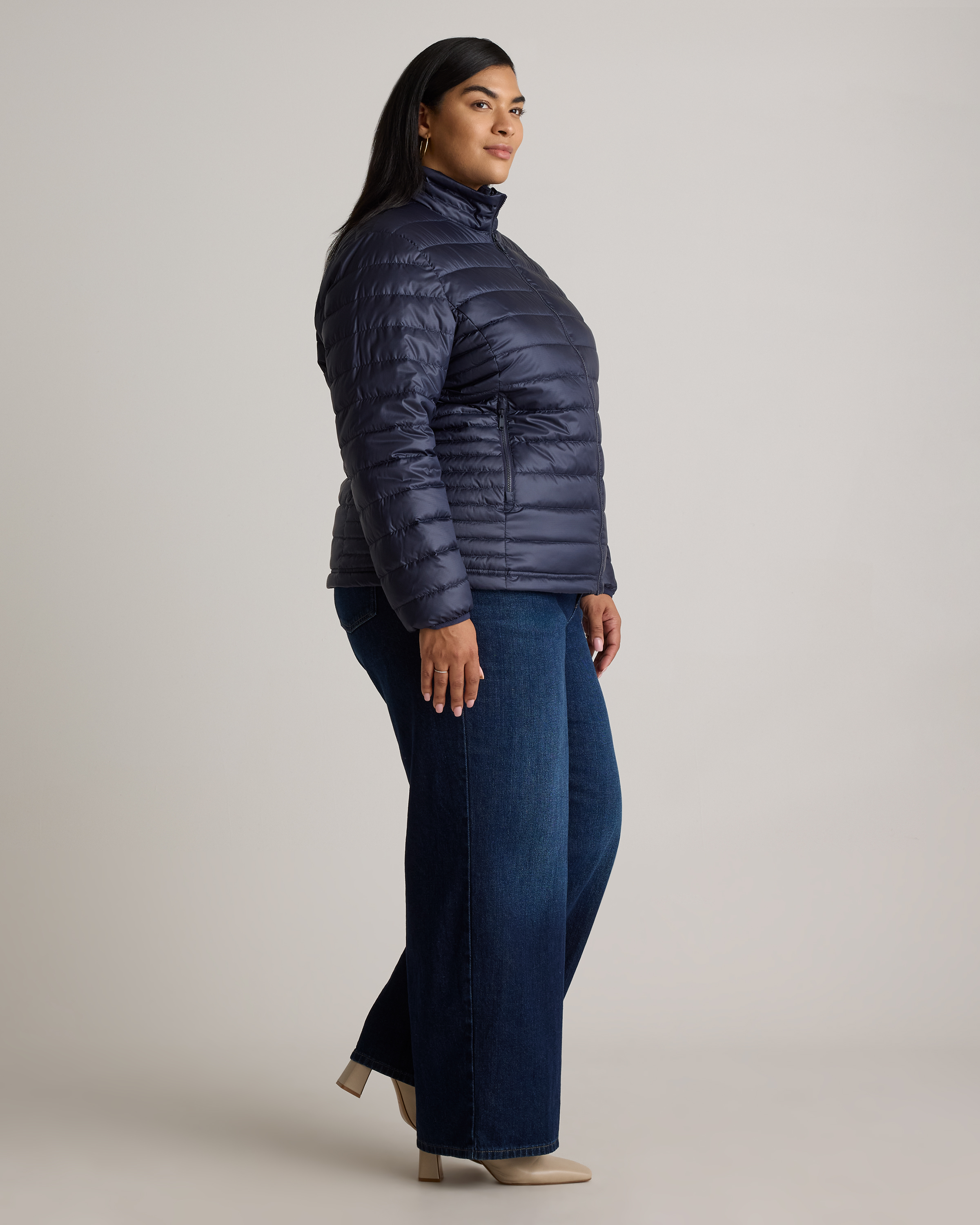 QUINCE Lightweight Down Packable Puffer Jacket