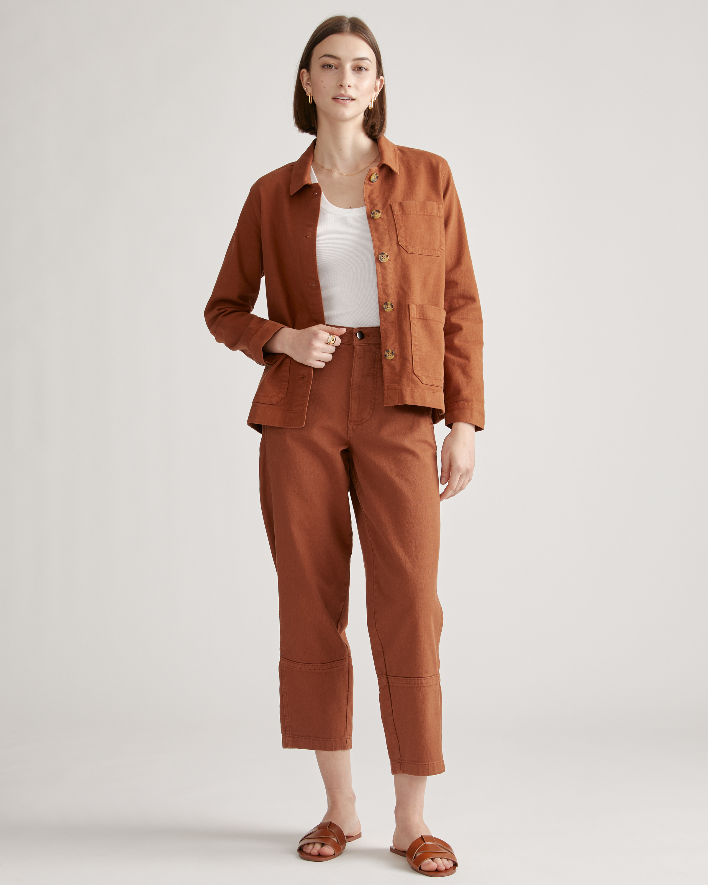 QUINCE Organic Comfort Stretch Chore Jacket