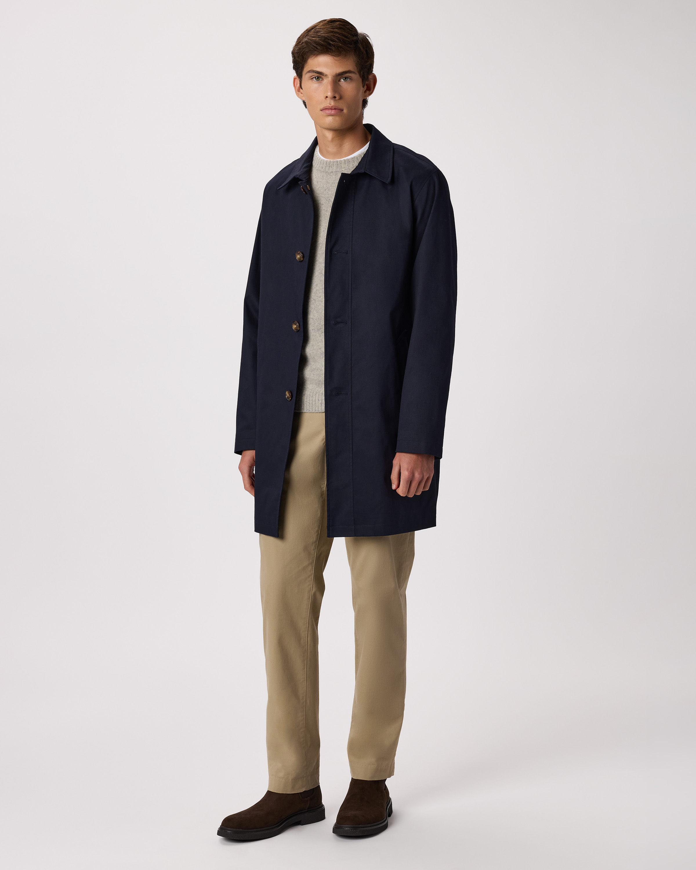 QUINCE Comfort Stretch Trench Coat