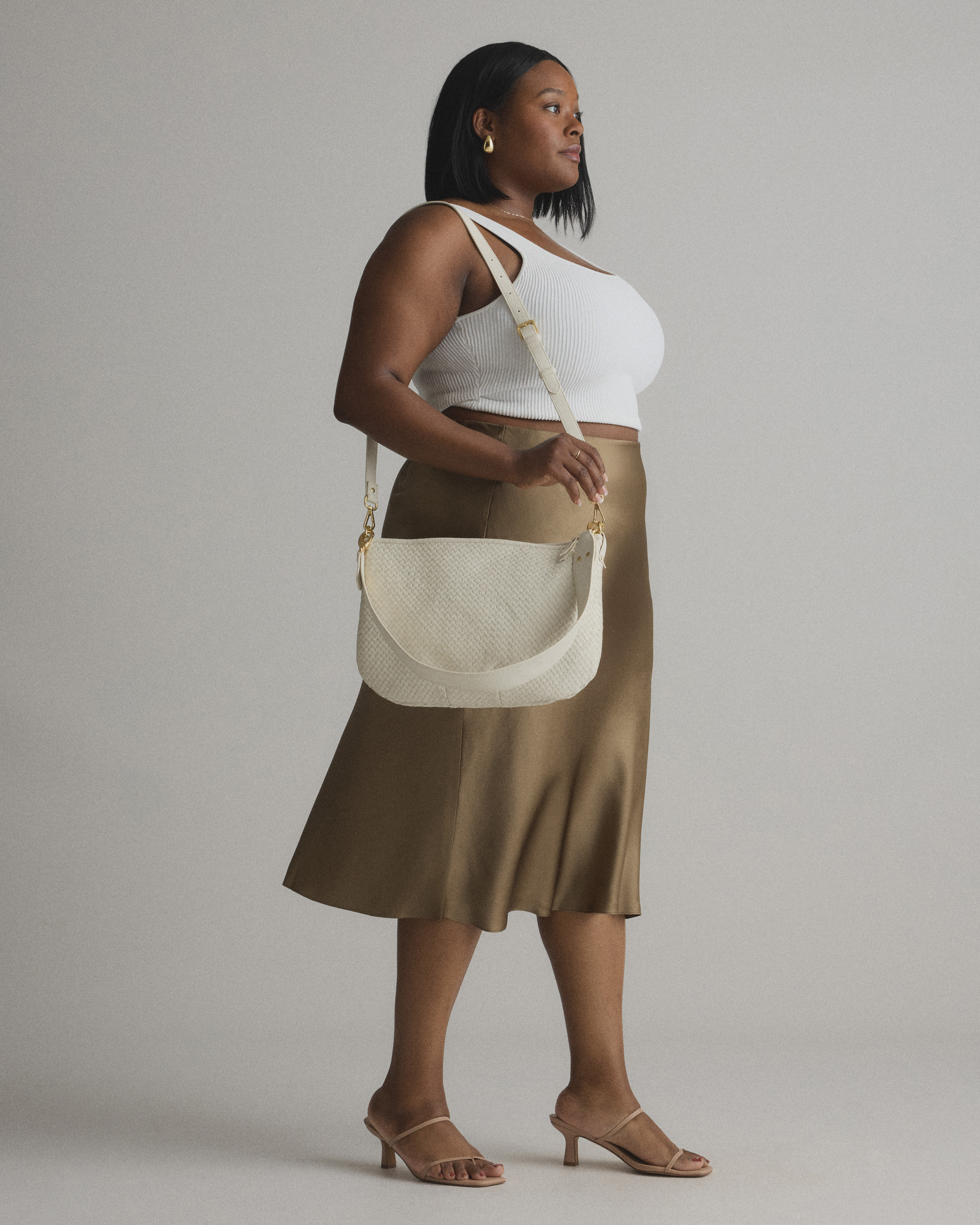 QUINCE Sloane Handwoven Shoulder Bag