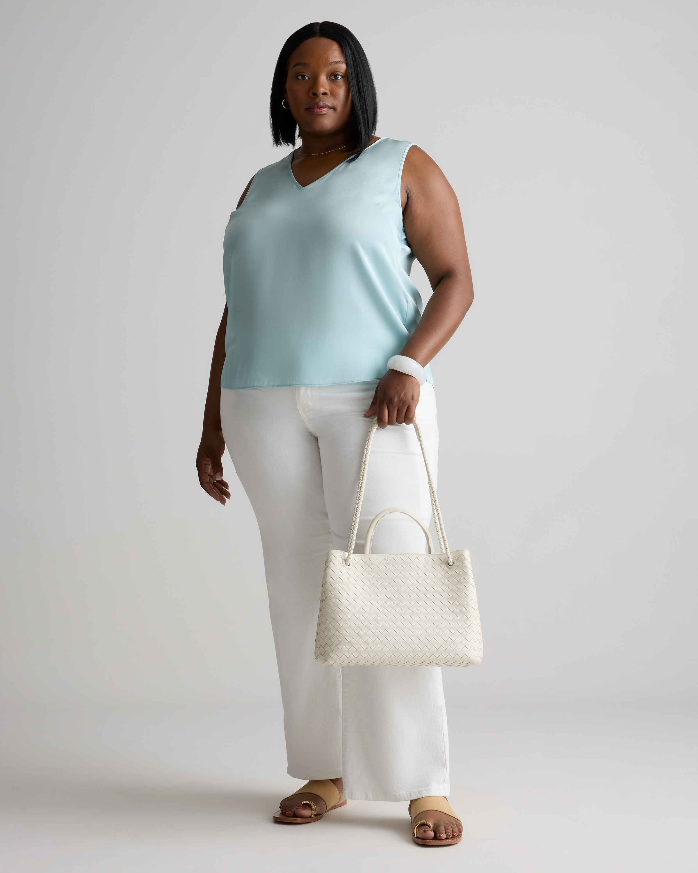 QUINCE Romy Handwoven Satchel