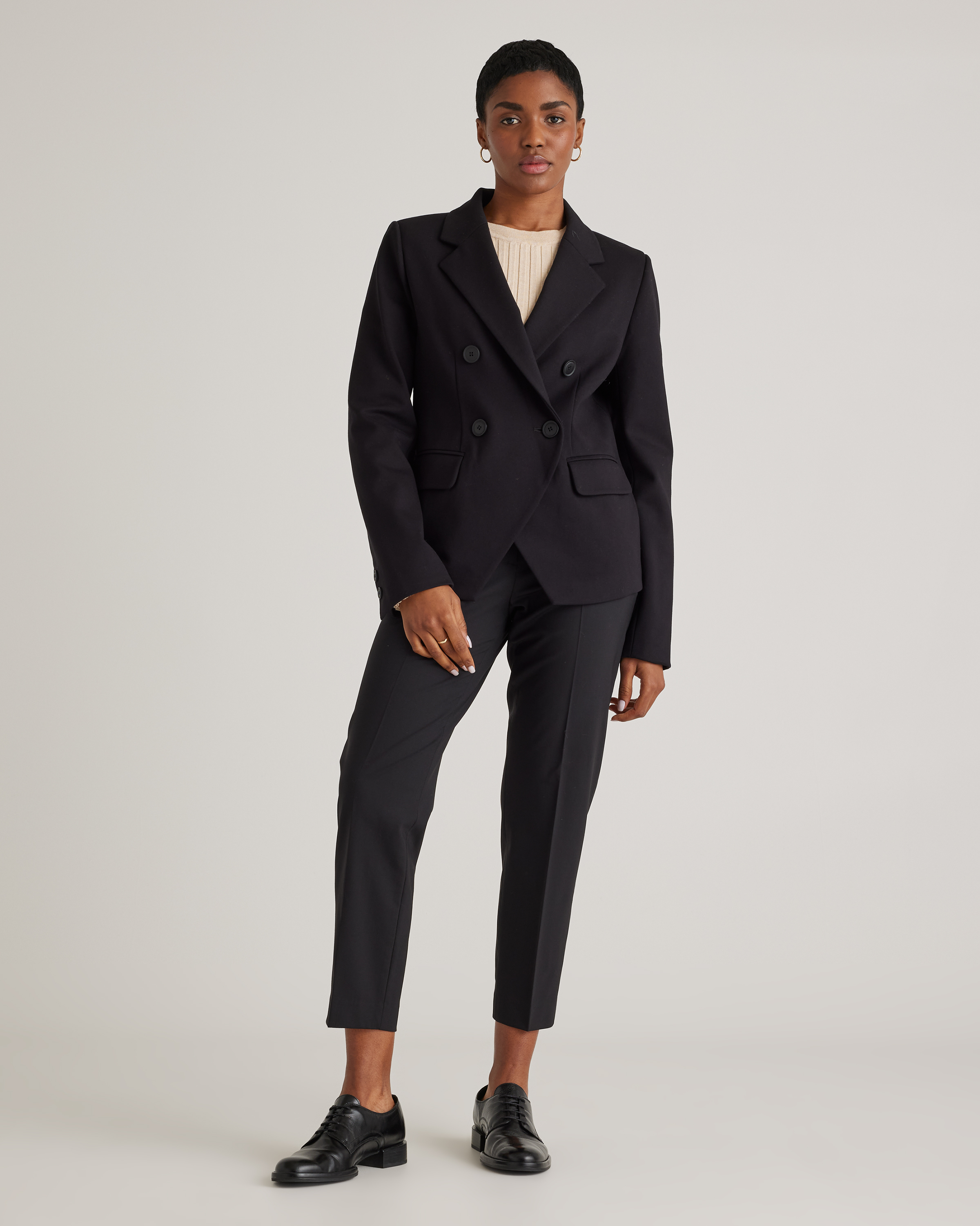QUINCE Slim Leg Ankle Pants