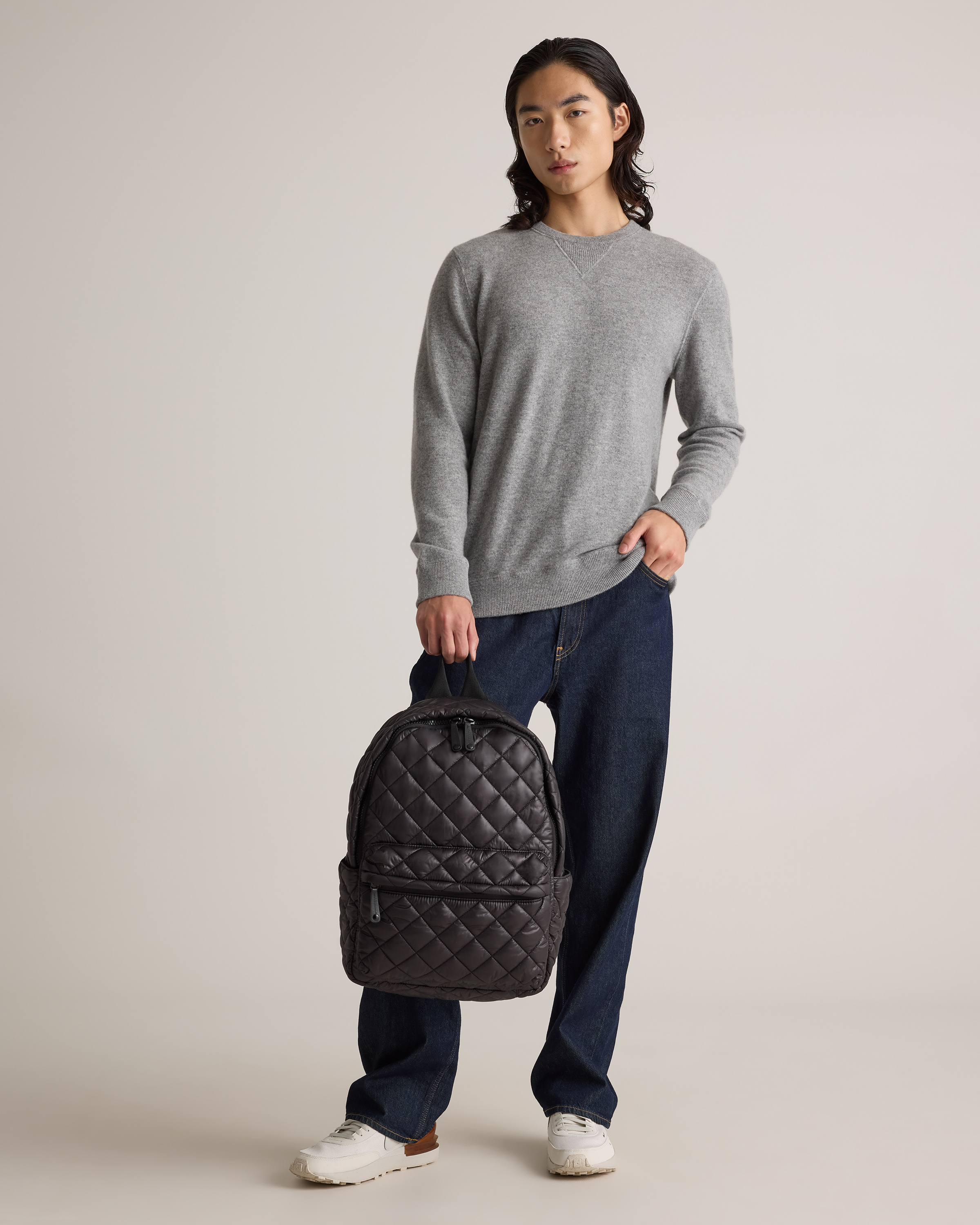QUINCE Quince Quilted Commuter Backpack