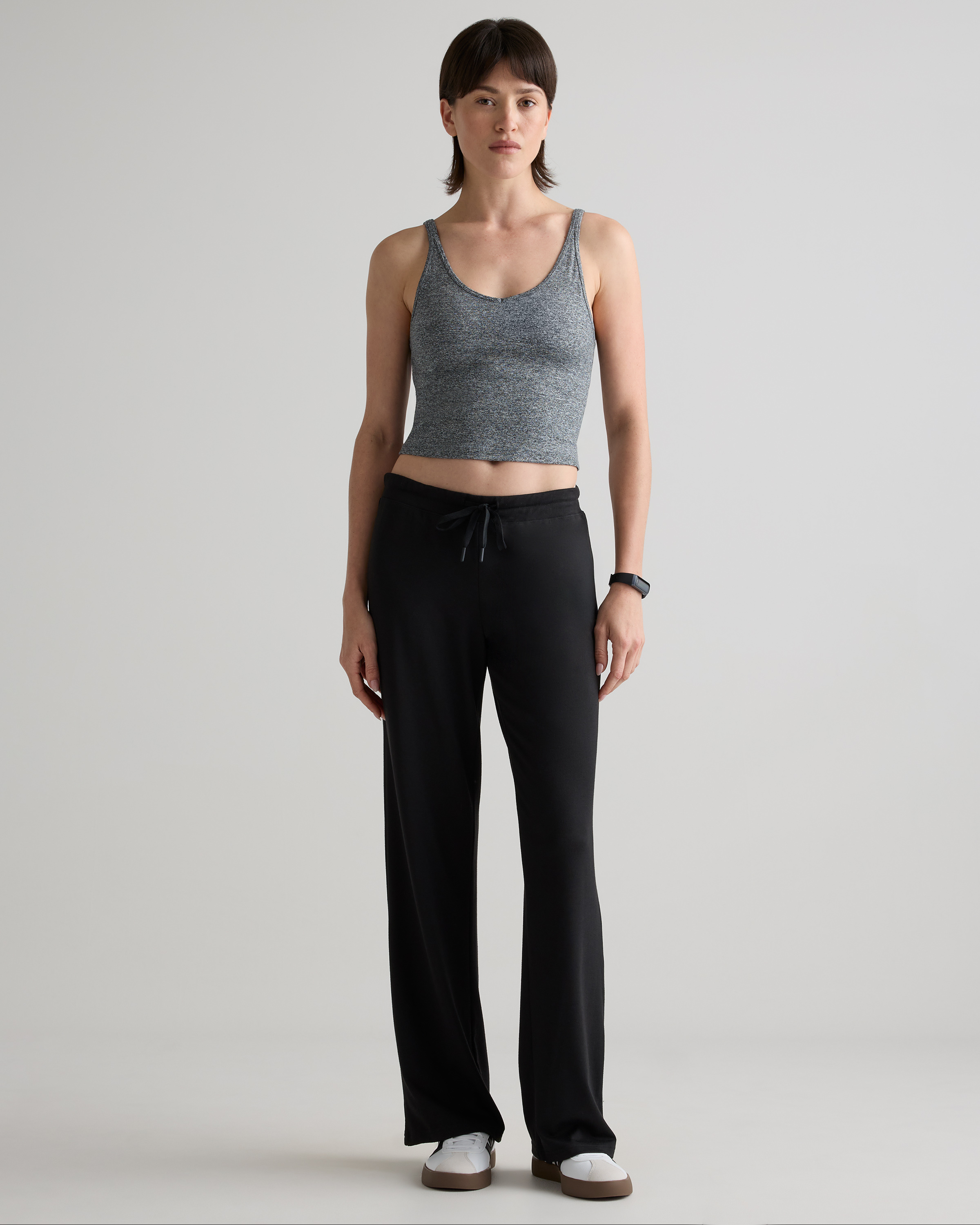 QUINCE Flowknit Wide Leg Pants