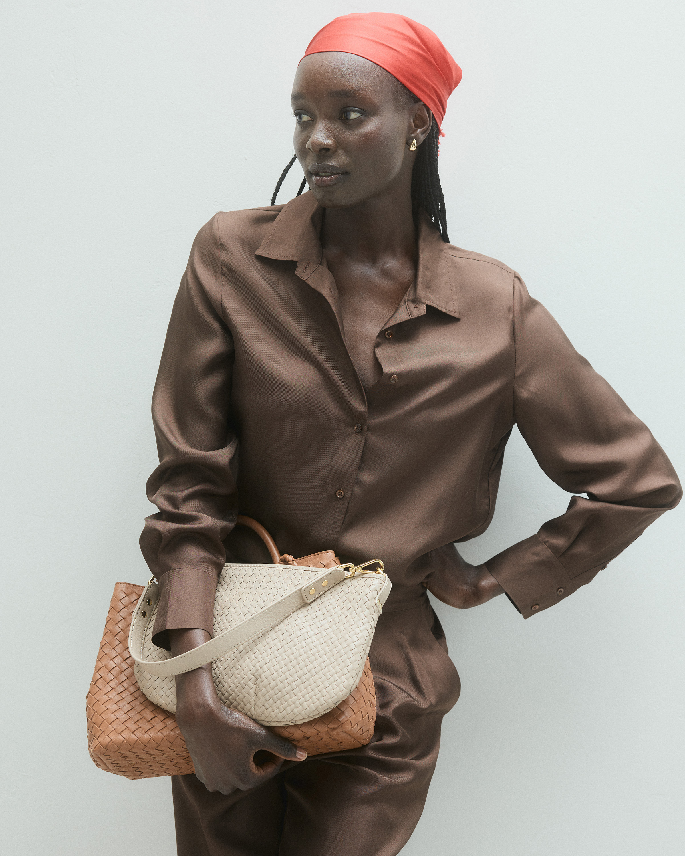 QUINCE Sloane Handwoven Mini Shoulder Bag