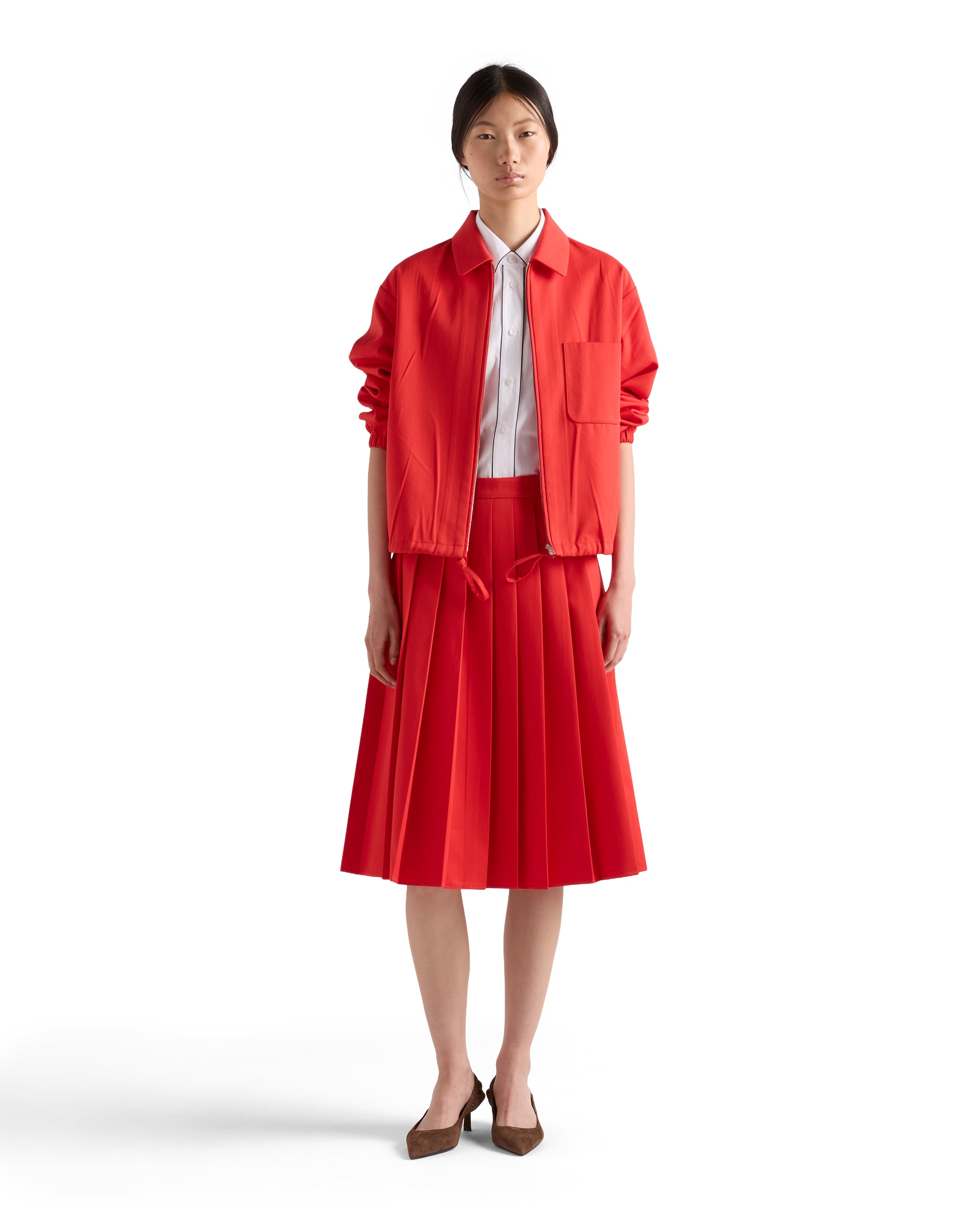 PRADA Short-Sleeved Poplin Shirt