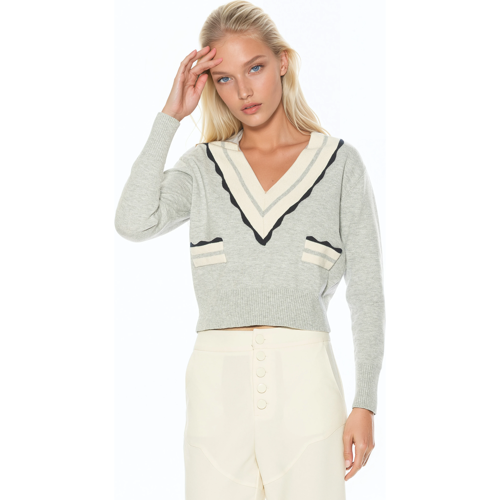 KARL LAGERFELD PARIS button detail skirt