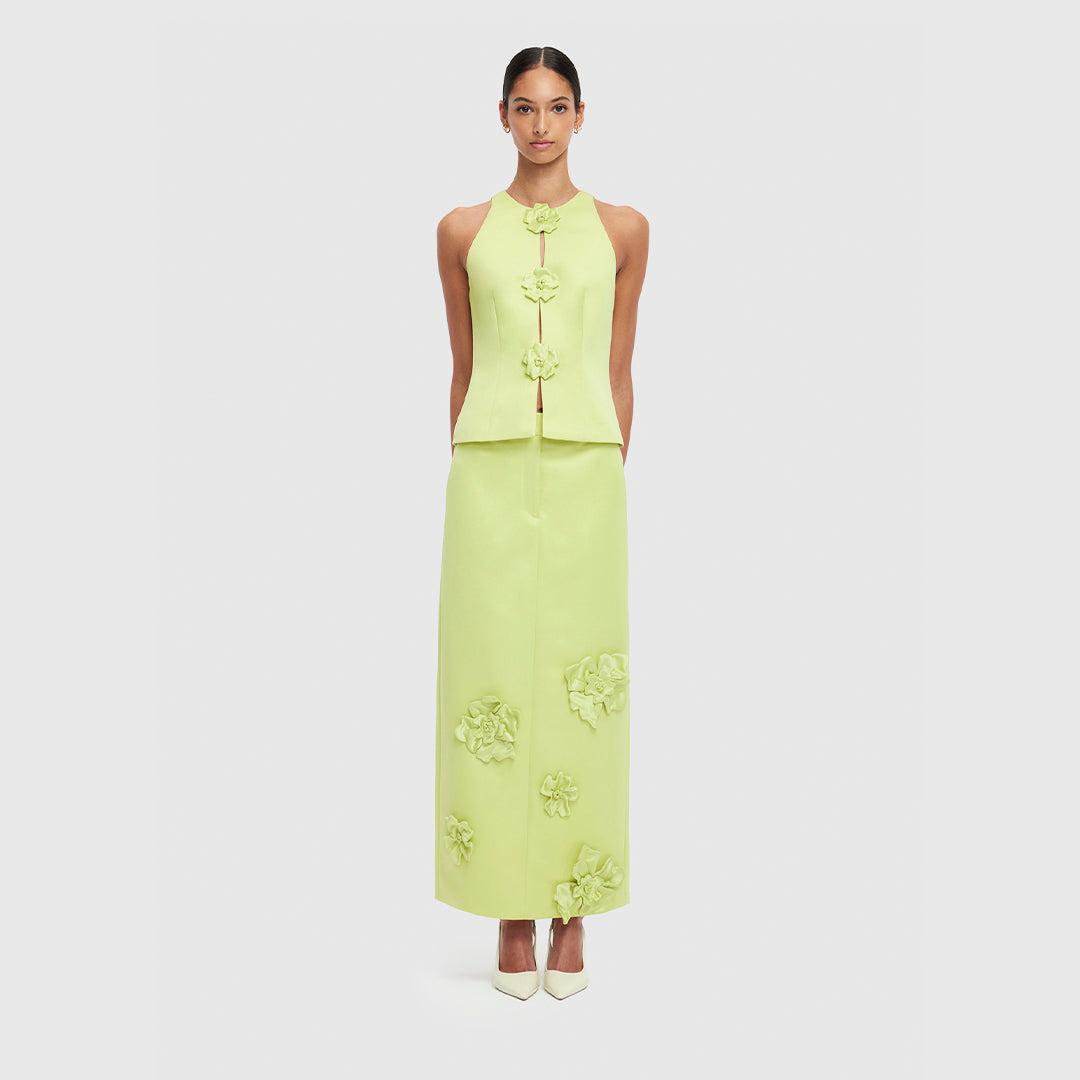 LEO LIN Leo Lin Olivia Petal Maxi Skirt