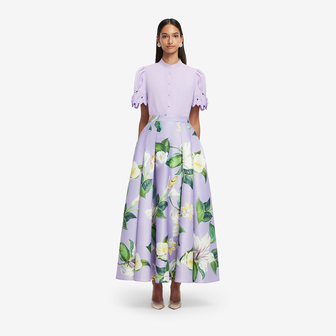LEO LIN Leo Lin Amelie Appliqué Shirt Top
