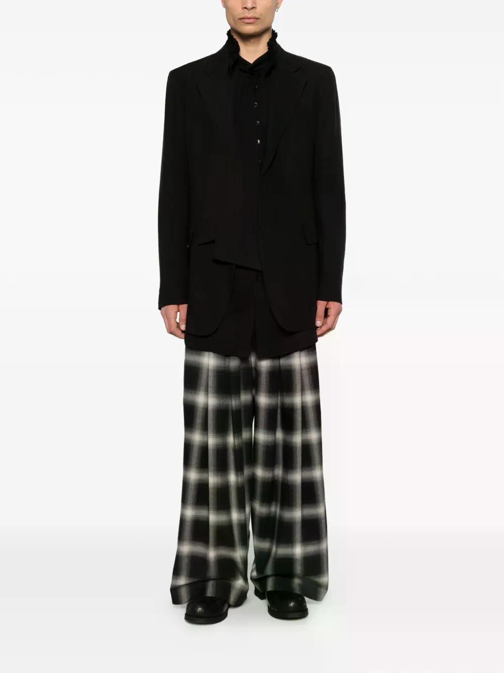 YOHJI YAMAMOTO Pussy-Bow Sleeveless Top
