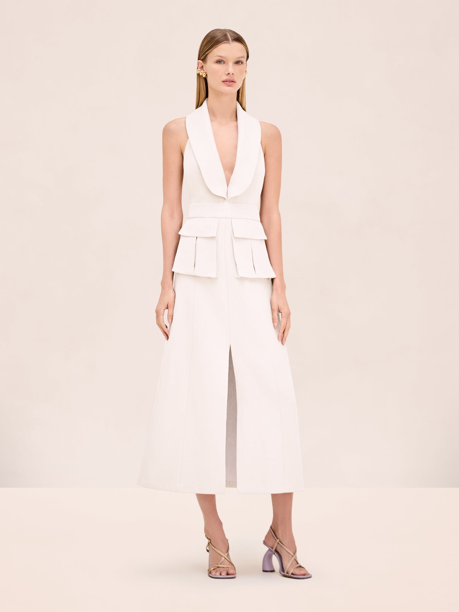 alexis blanc dress ivory Sessile Shop