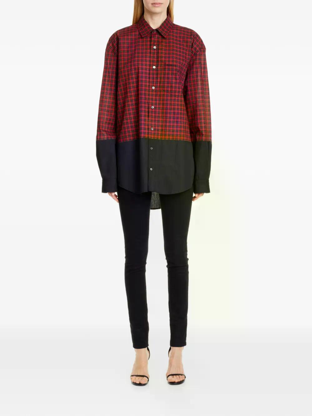 VETEMENTS Splitted Cotton Shirt