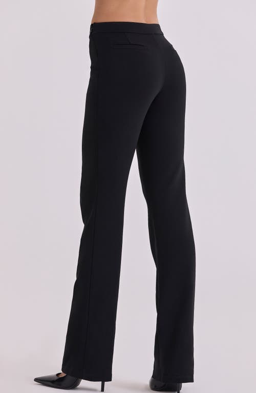 HOUSE OF CB Chiara Straight-Leg Crepe Trousers