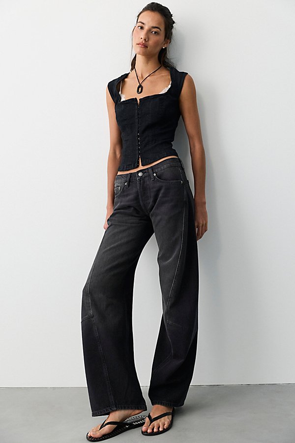 FREE PEOPLE FREE PEOPLE Fable Low-Rise Twisted Seam Jeans