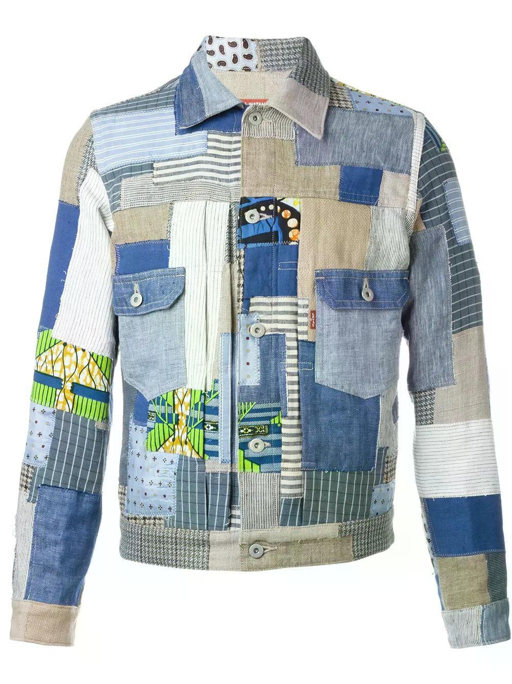 JUNYA WATANABE Junya Watanabe MAN Patchwork Denim Jacket