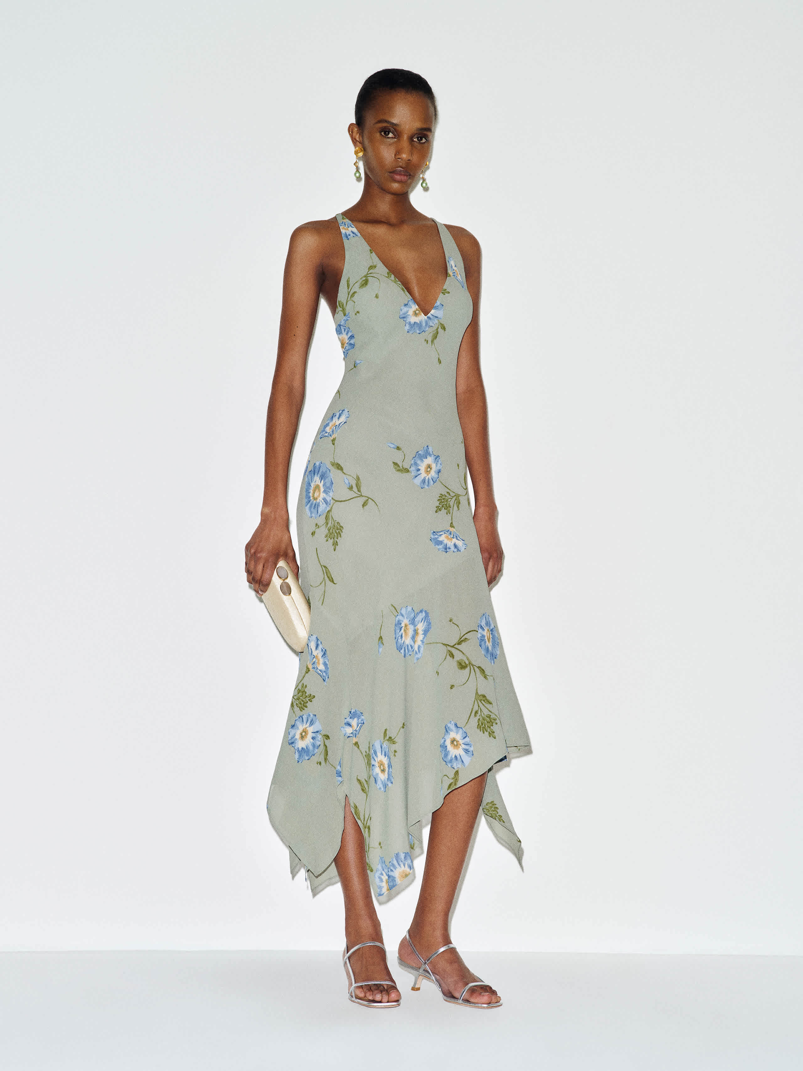 Reformation Royal Knit Midi Dress In Blue Iris - 60% Off | Editorialist