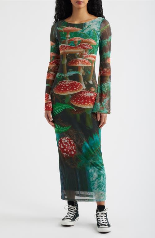 DRESSED IN LALA Long Sleeve Maxi Dress