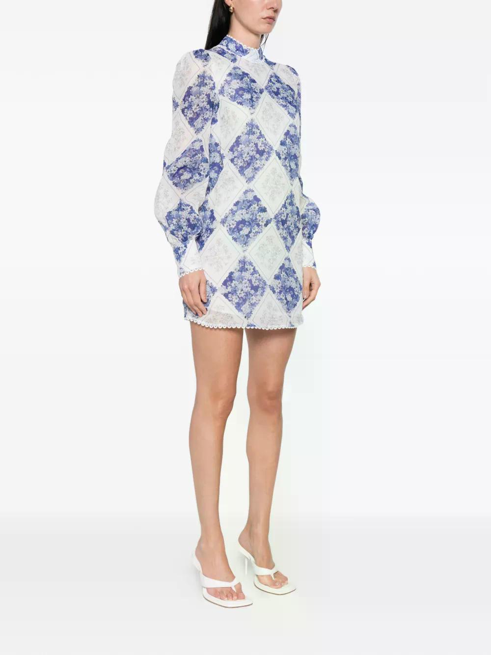 TWINSET Floral-Detail Mini Dress