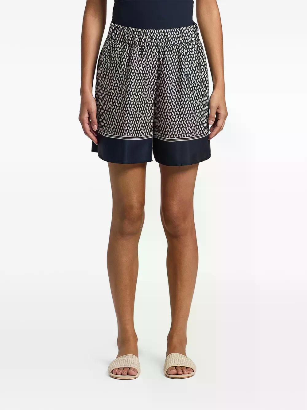 PESERICO Geometric-Print Shorts
