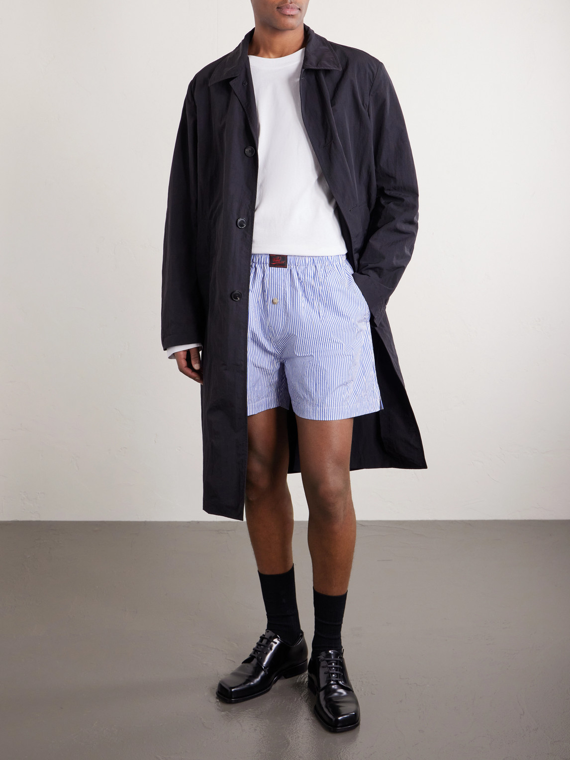WILLY CHAVARRIA Willy Chavarria Woven Cotton Boxer Shorts