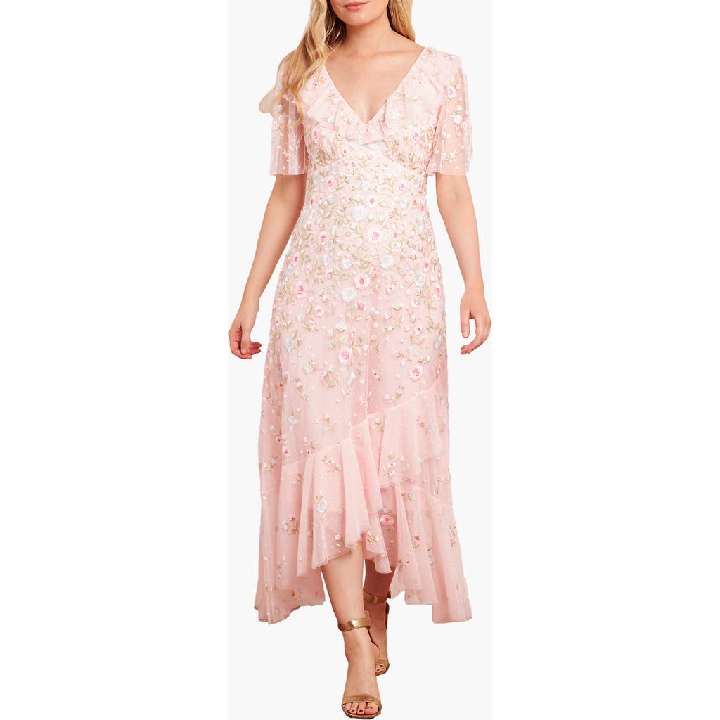 NEEDLE & THREAD Needle & Thread Ethereal Blooms Frill Ankle Gown