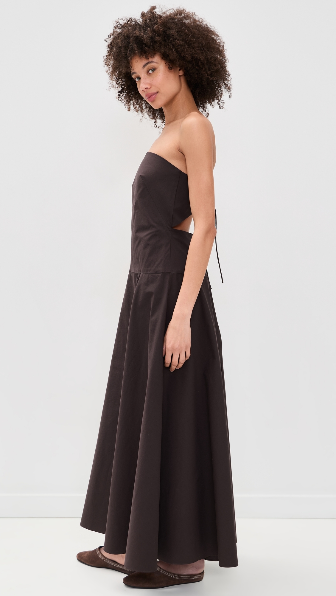 Hutch Carmel Strapless Maxi Dress In Black - 79% Off | Editorialist