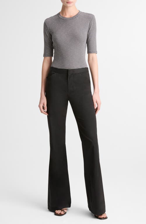 VINCE Mid-Rise Flare Pants