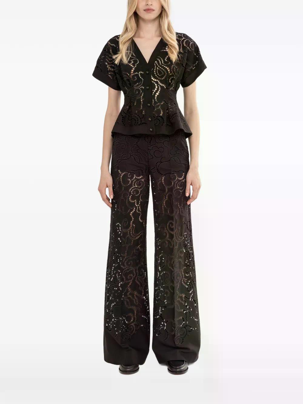 NISSA Floral-embroidered Jacket