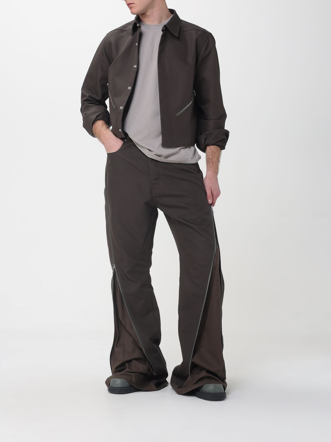 RICK OWENS Rick Owens Banana Cotton Blend Trousers
