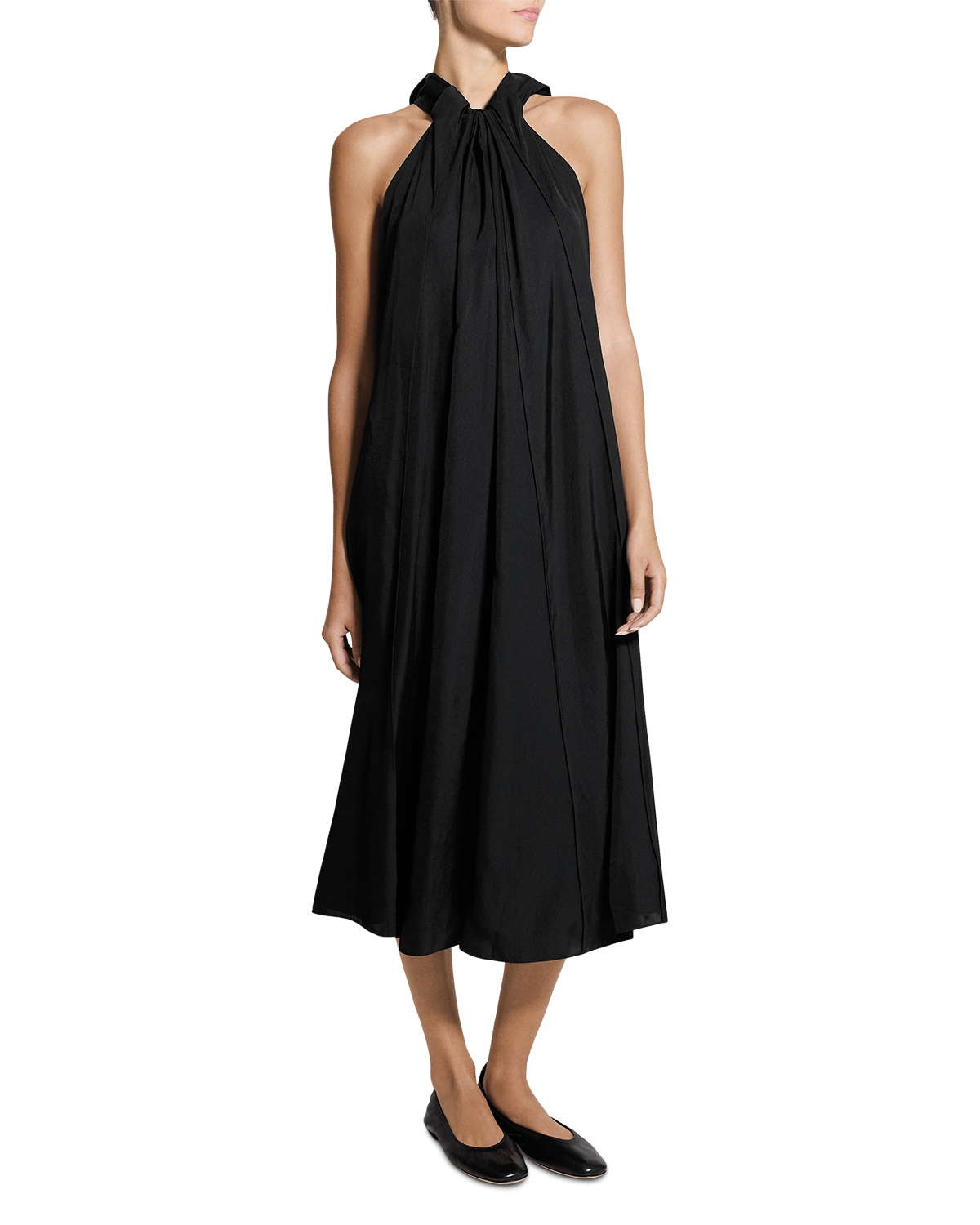 Pact Canopy Linen Easy Tank Dress - Black | Editorialist