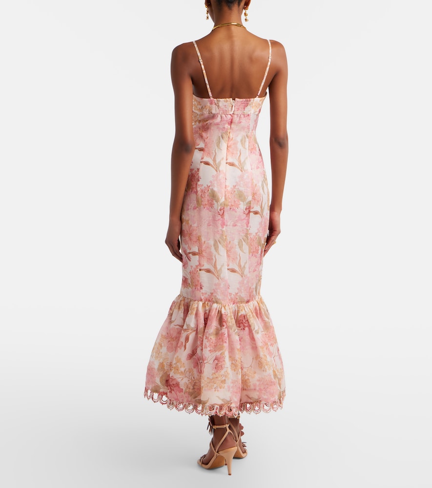 Zimmermann Harmony Floral Ruffle Tiered Linen & Silk Midi Dress In Citrus Garden Print - 55% Off | Editorialist Zimmermann Harmony Floral Ruffle Tiered Linen & Silk Midi Dress In Citrus Garden Print - 55% Off | Editorialist