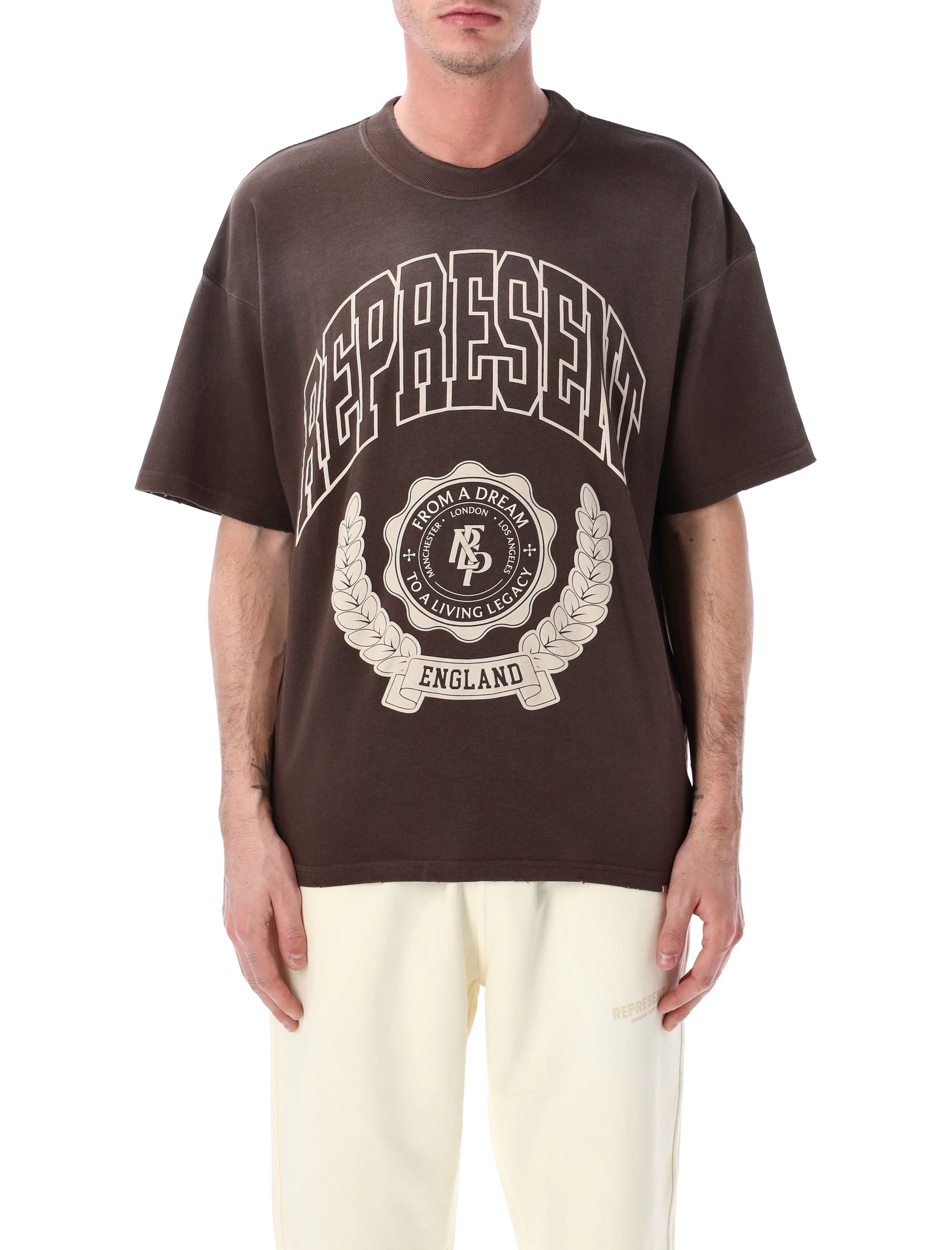 REPRESENT t shirts and polos brown