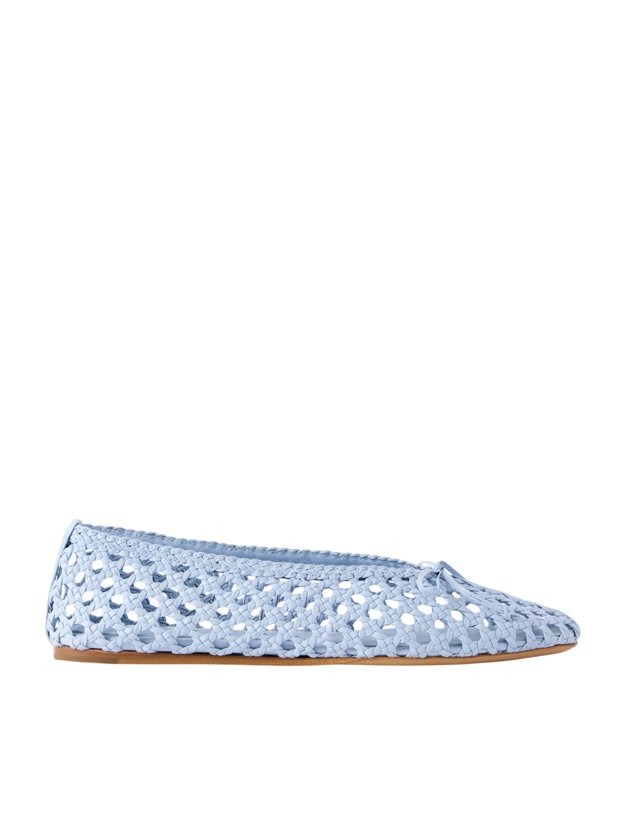 LE MONDE BERYL Le Monde Beryl Woven Leather Ballet Flats