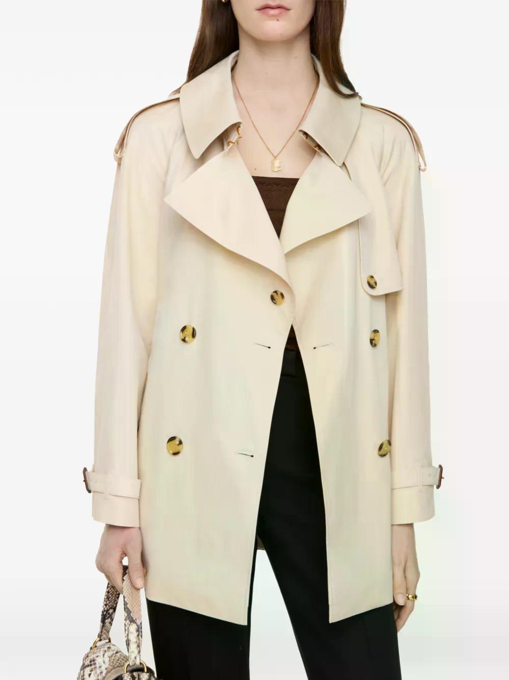 BURBERRY Fitzrovia Tropical Gabardine Trench Coat