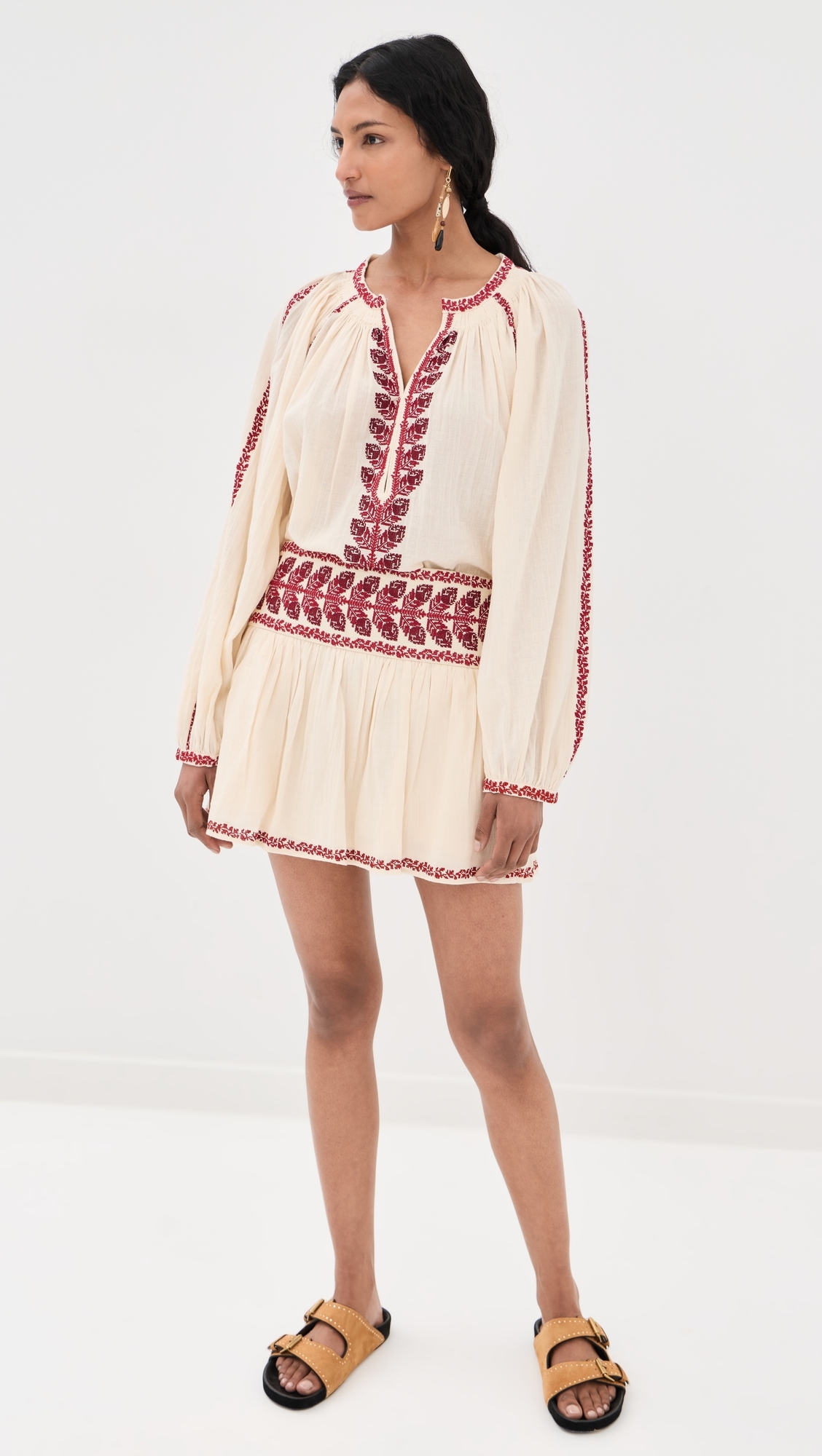 ISABEL MARANT Lena Embroidered Blouse