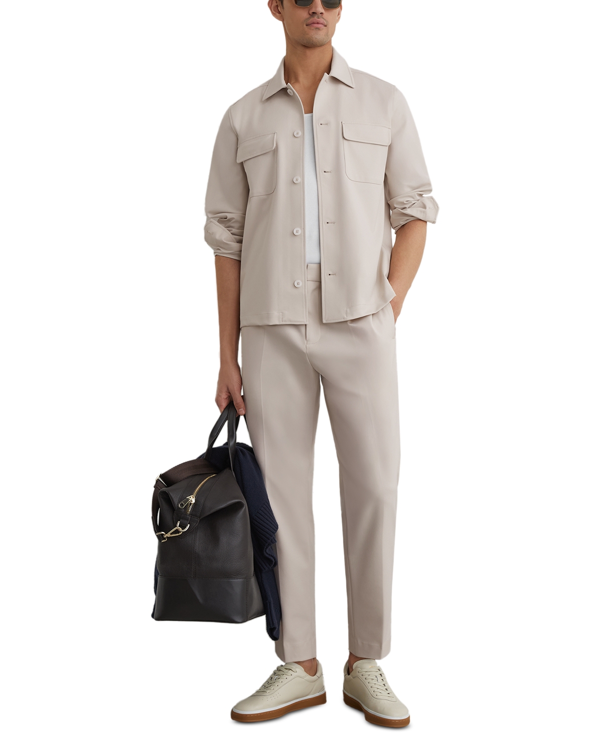 REISS cleric overshirt