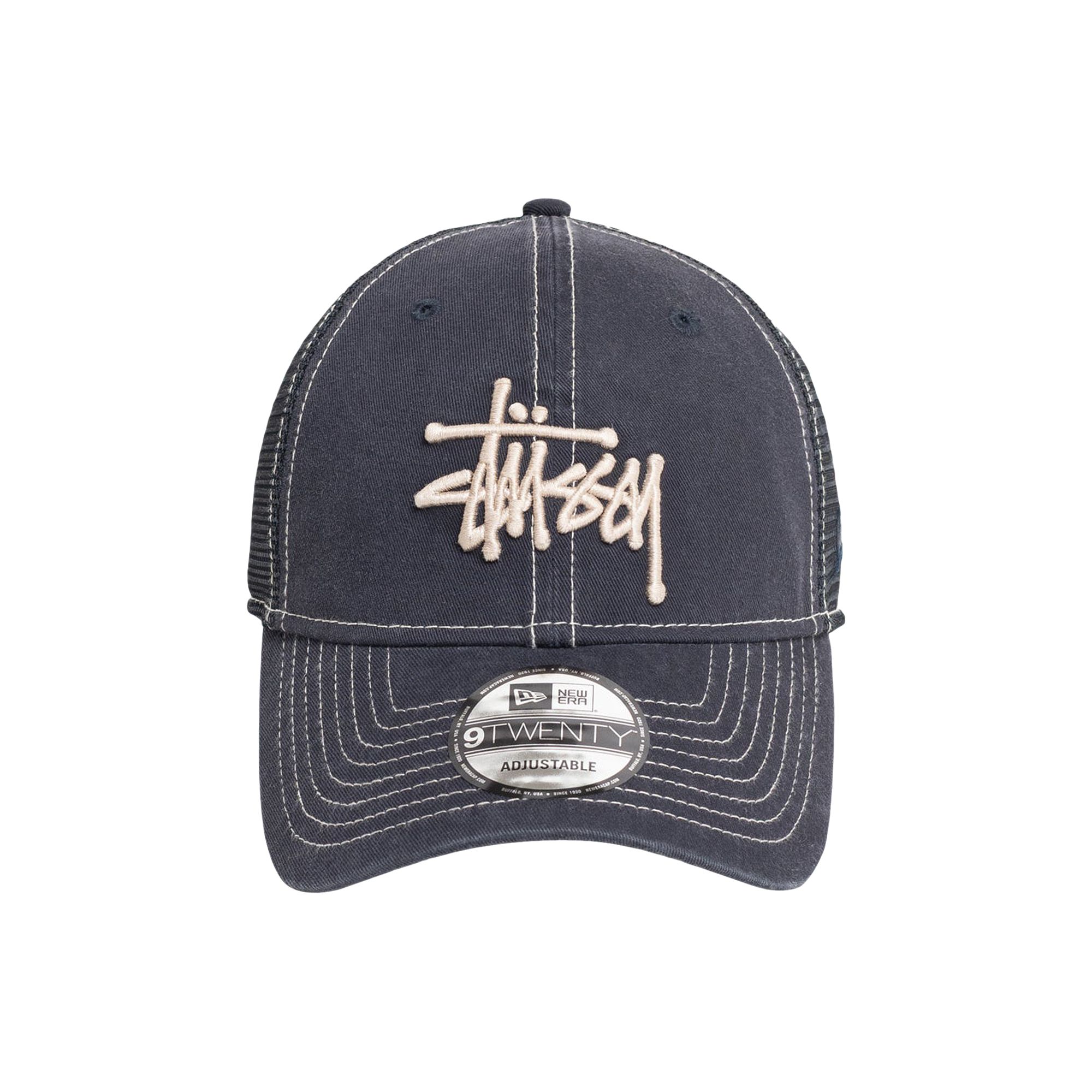 StüSsy X New Era 9twenty Basic Strapback - Blue | Editorialist