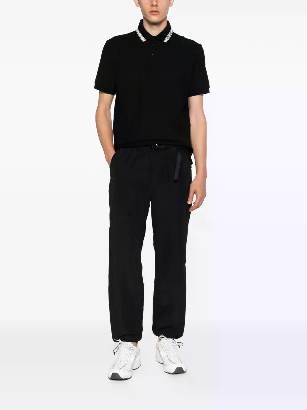 MONCLER logo collar polo shirt