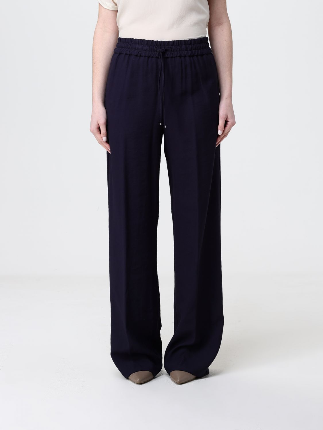 DONDUP Dondup Straight Viscose Blend Trousers