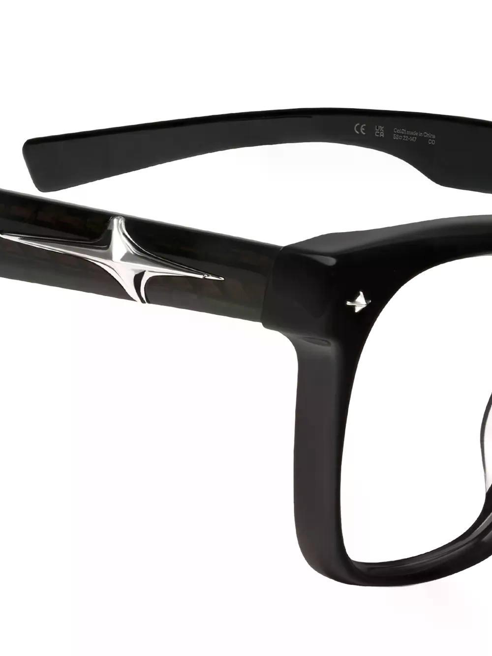 Gentle Monster Roke 01 Square-Frame Glasses - Black | Editorialist Gentle Monster Roke 01 Square-Frame Glasses - Black | Editorialist