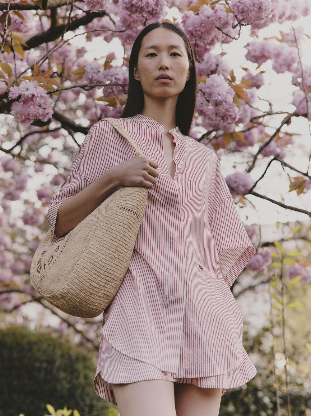 STELLA MCCARTNEY Striped Silk Shirt
