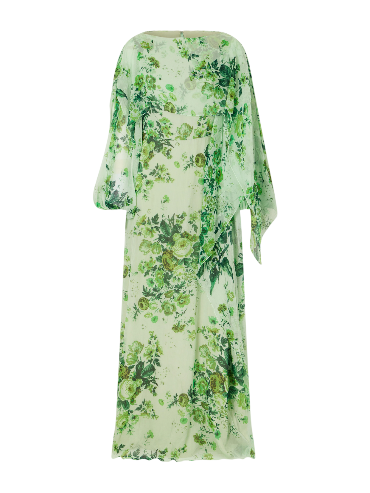 ERDEM Floral-Print Crêpon Gown