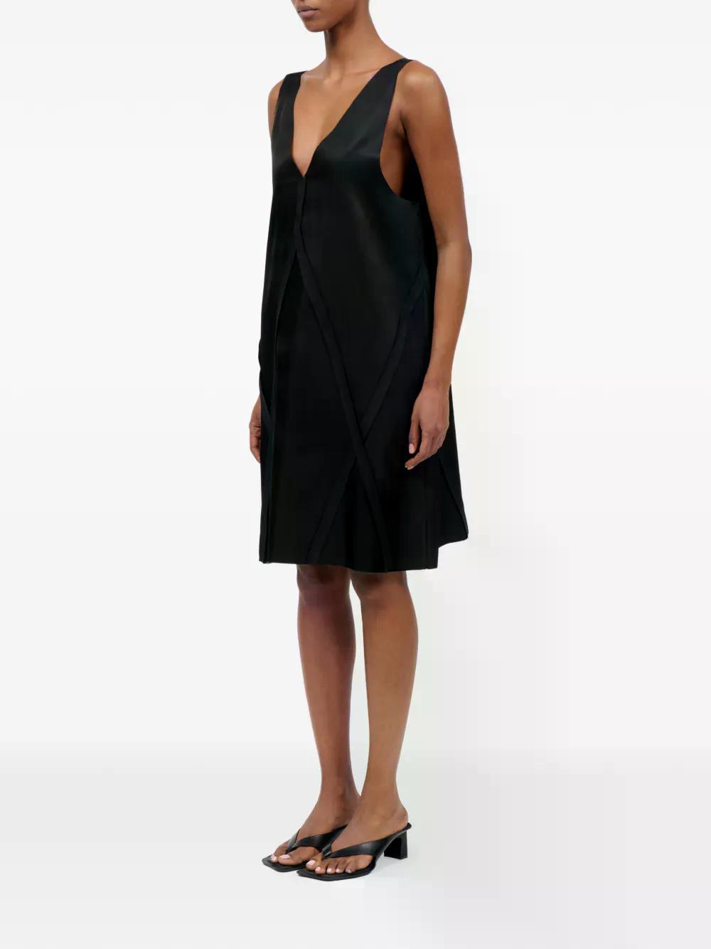 MAISON MARGIELA MM6 Maison Margiela Sleeveless V-Neck Midi Dress